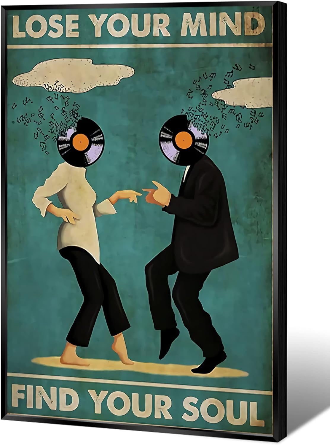 ASPORIC Vintage Lose Your Mind Find Your Soul Poster Mental Health ...