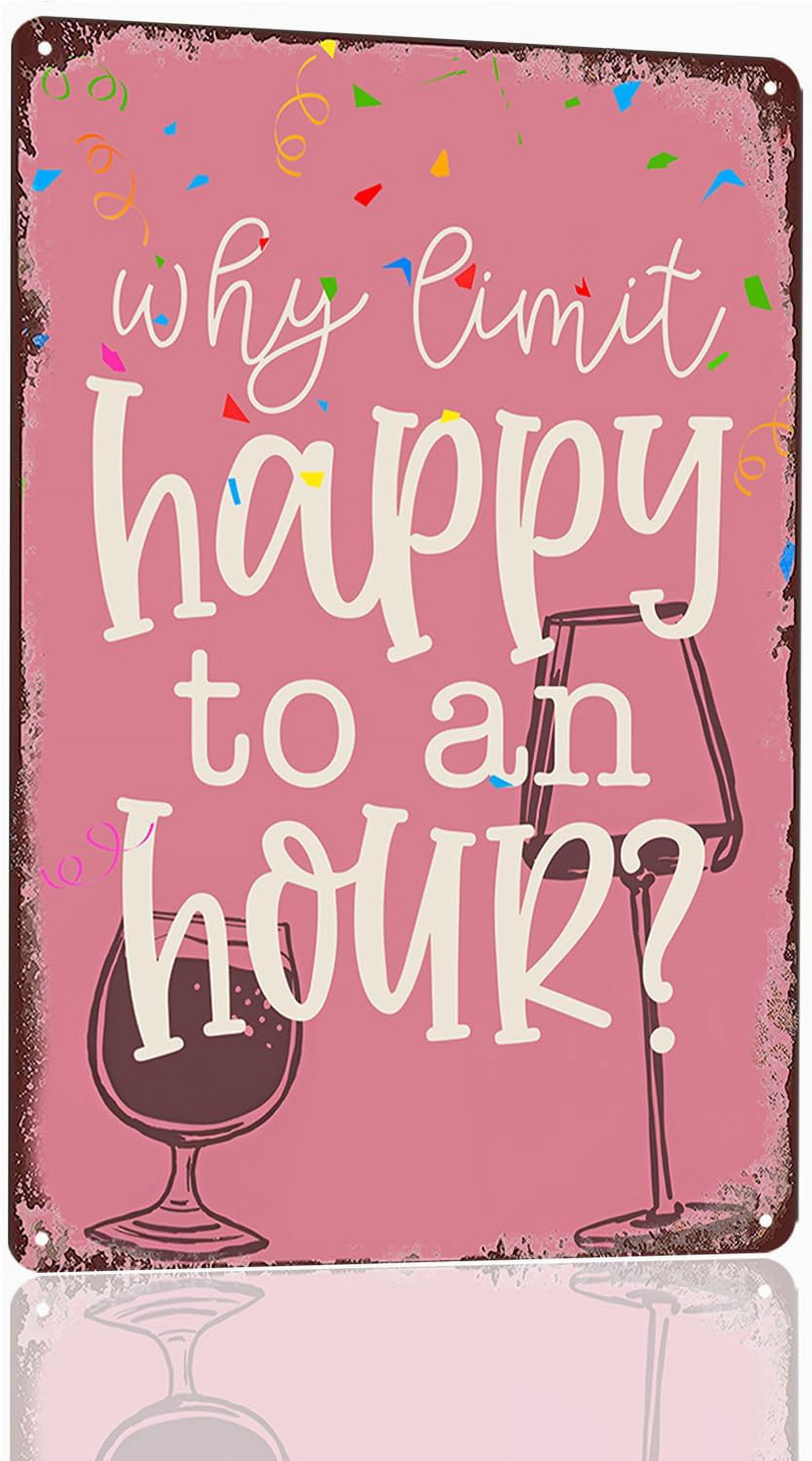 ASPORIC Vintage Metal Bar Sign Outdoor Bar Signs Bar Wall Humorous Home ...