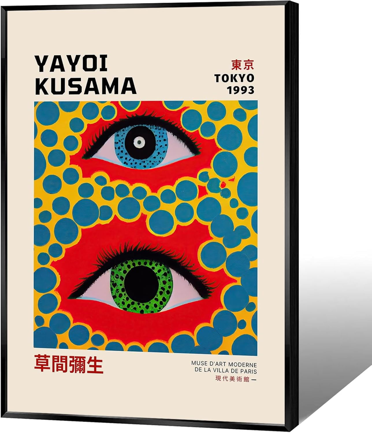 ASPORIC Vintage Yayoi Kusama Wave Poster Famous Famous Painting Artist ...