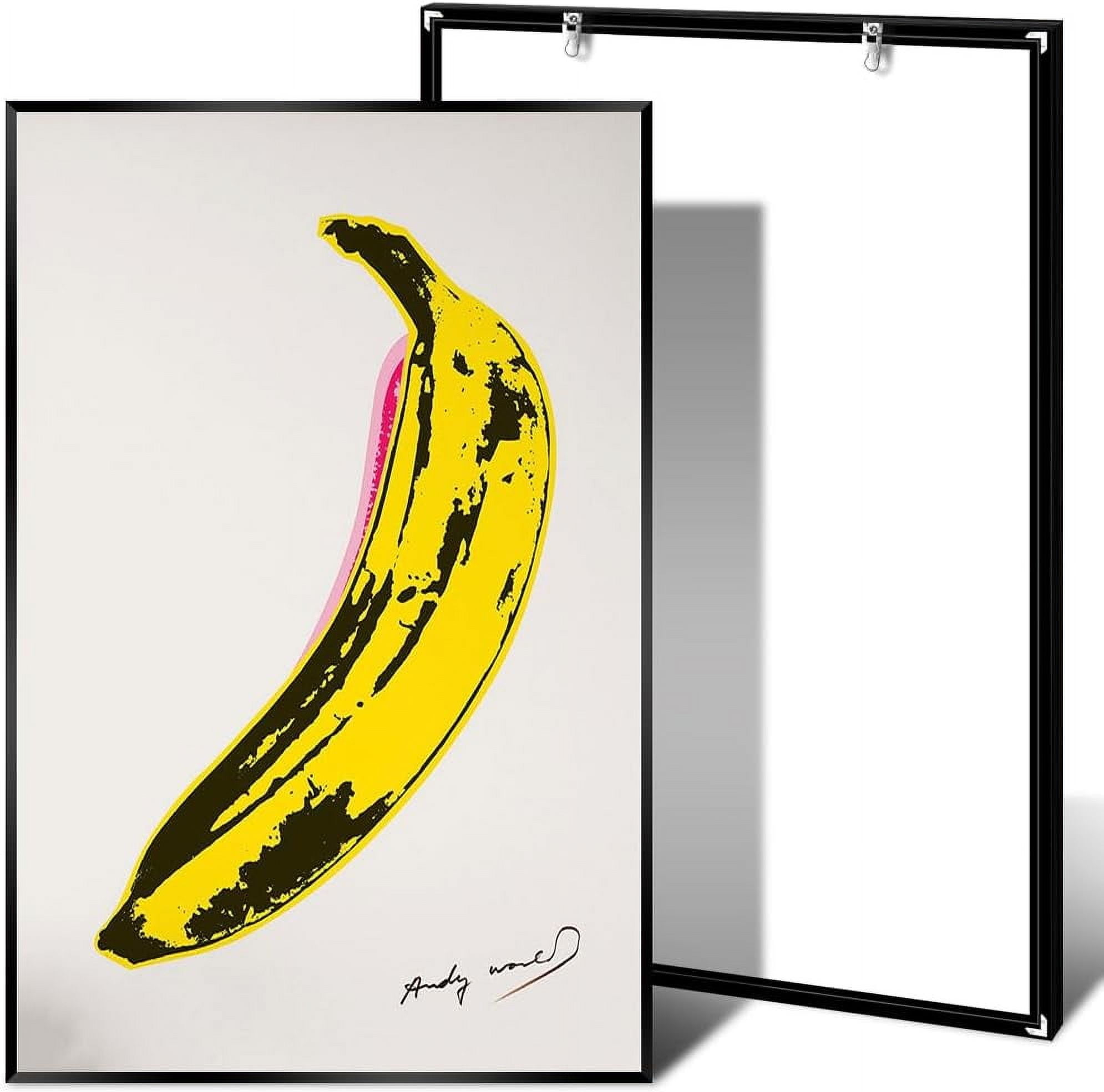 ASPORIC Wall Art Andy Warhol Banana Print Poster Pop Art Canvas Wall Art Artwork Picture Prints ...