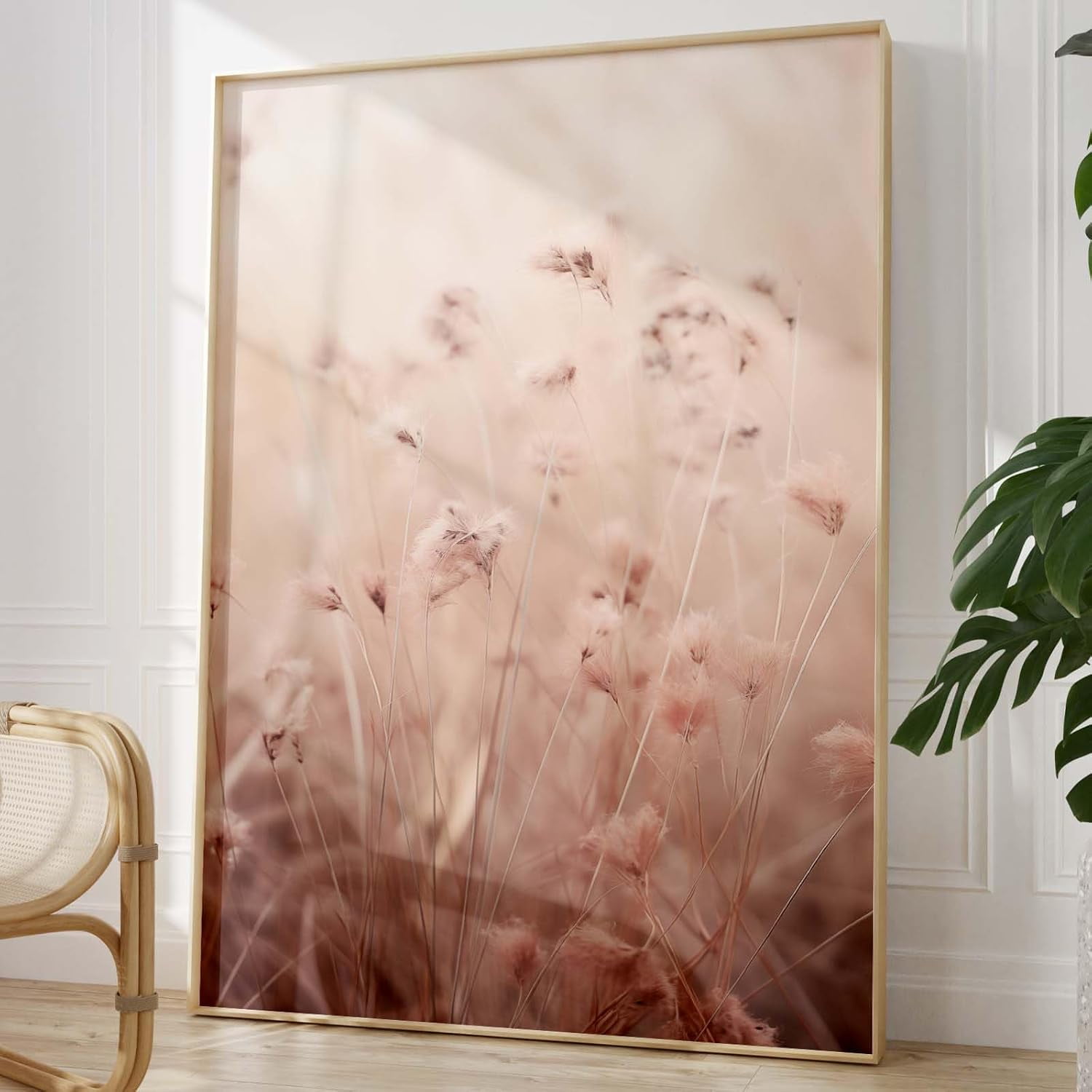 ASPORIC Watercolor Landscape Wall Art Black Ink Watercolor Mountain ...