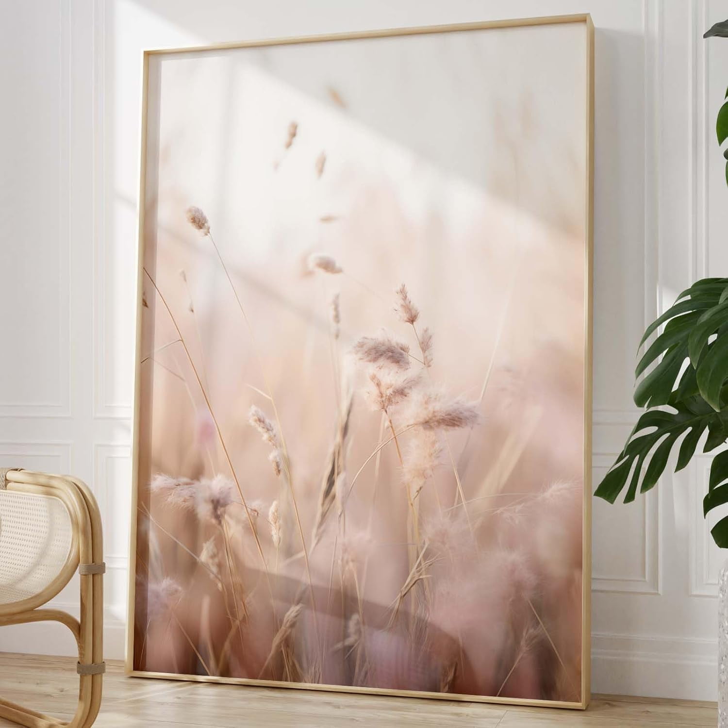 ASPORIC Watercolor Landscape Wall Art Black Ink Watercolor Mountain ...