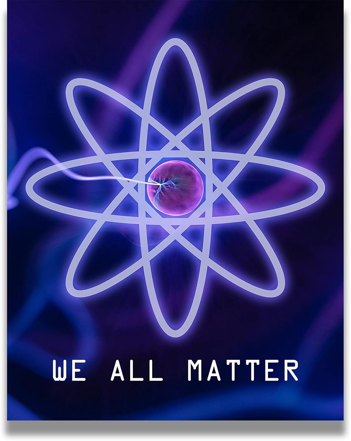 ASPORIC We All Matter science pun wall decor - Atomic art classroom ...