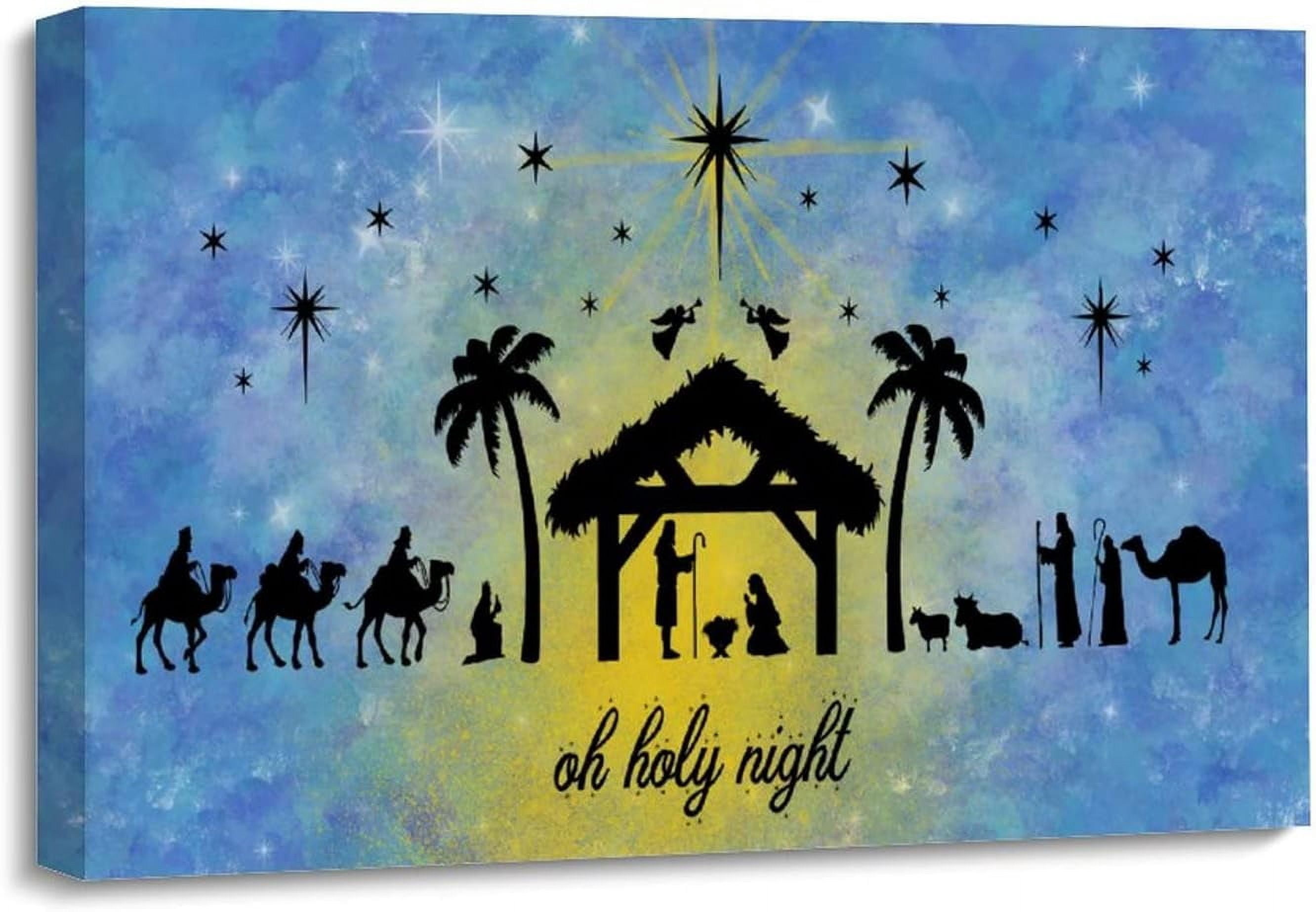 ASPORIC Wise Men Still Seek Him Canvas Wall Art for Bedroom Living Room ...
