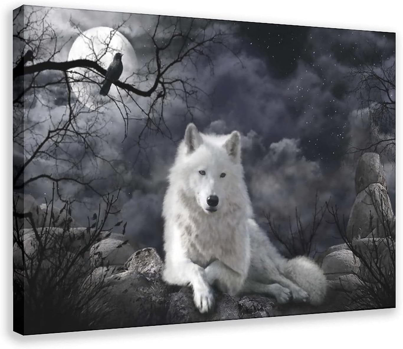 ASPORIC Wolf Poster - Wolf Wall Art - Wolf Pictures - Wolf Paintings ...