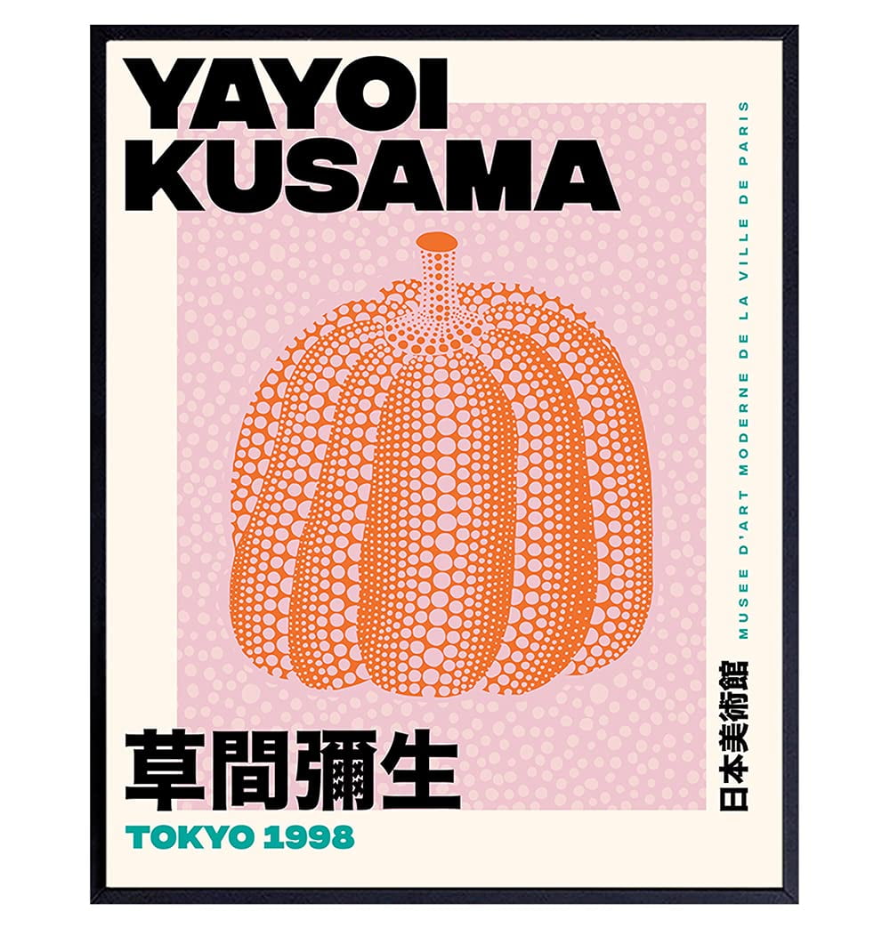 ASPORIC Yayoi Kusama Wall Art & Decor - Gallery Wall Art - Modern Wall ...