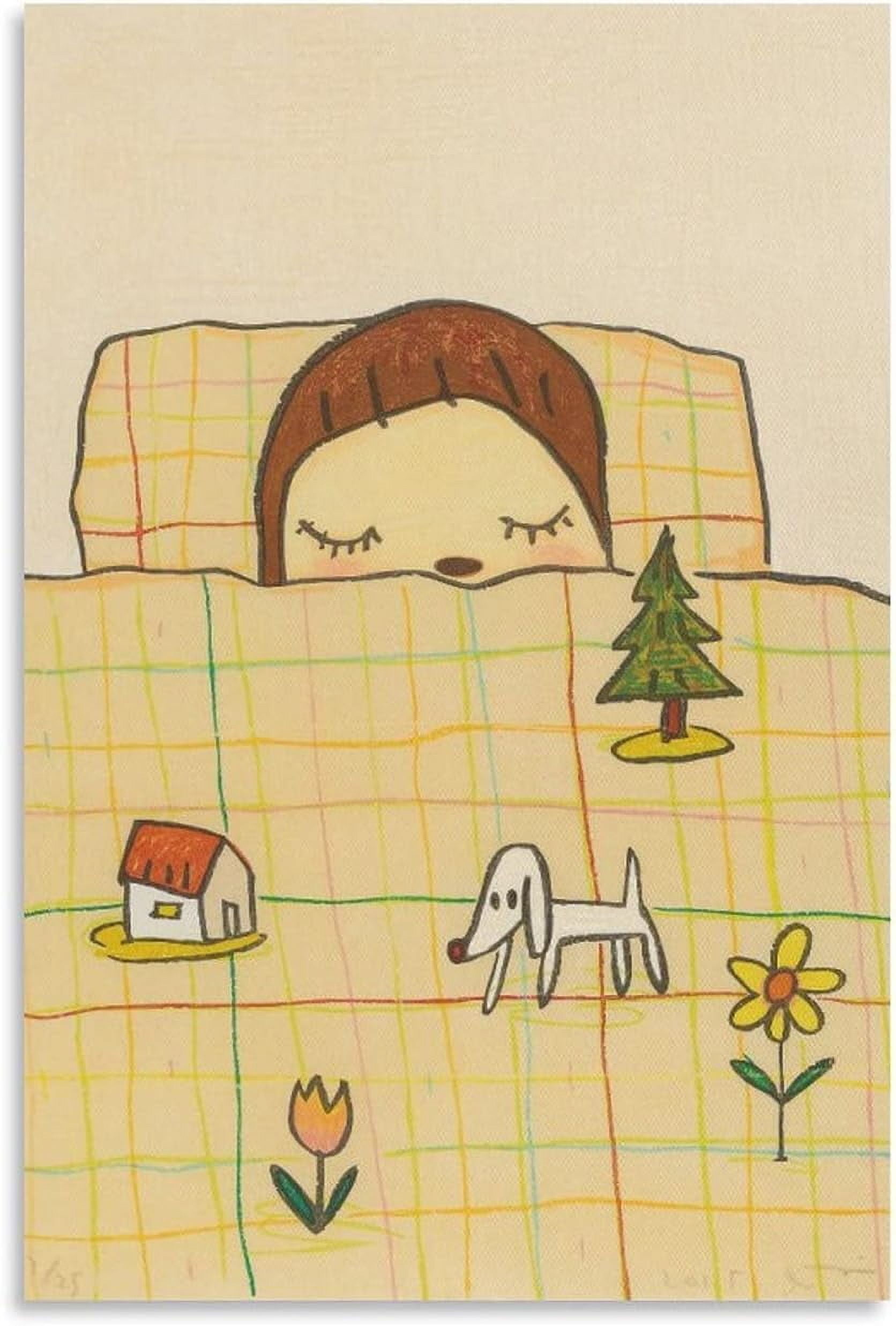 ASPORIC Yoshitomo Nara Posters for Room Contracted Cartoon Classic ...