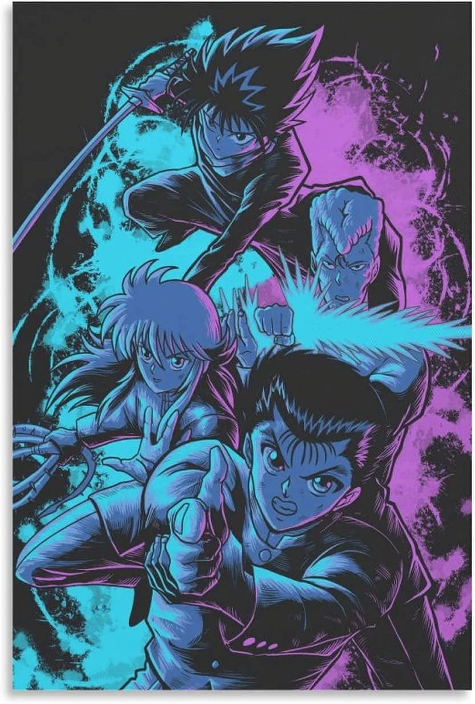 ASPORIC Yu Yu Hakusho Poster Canvas Wall Art Painting Posters ...