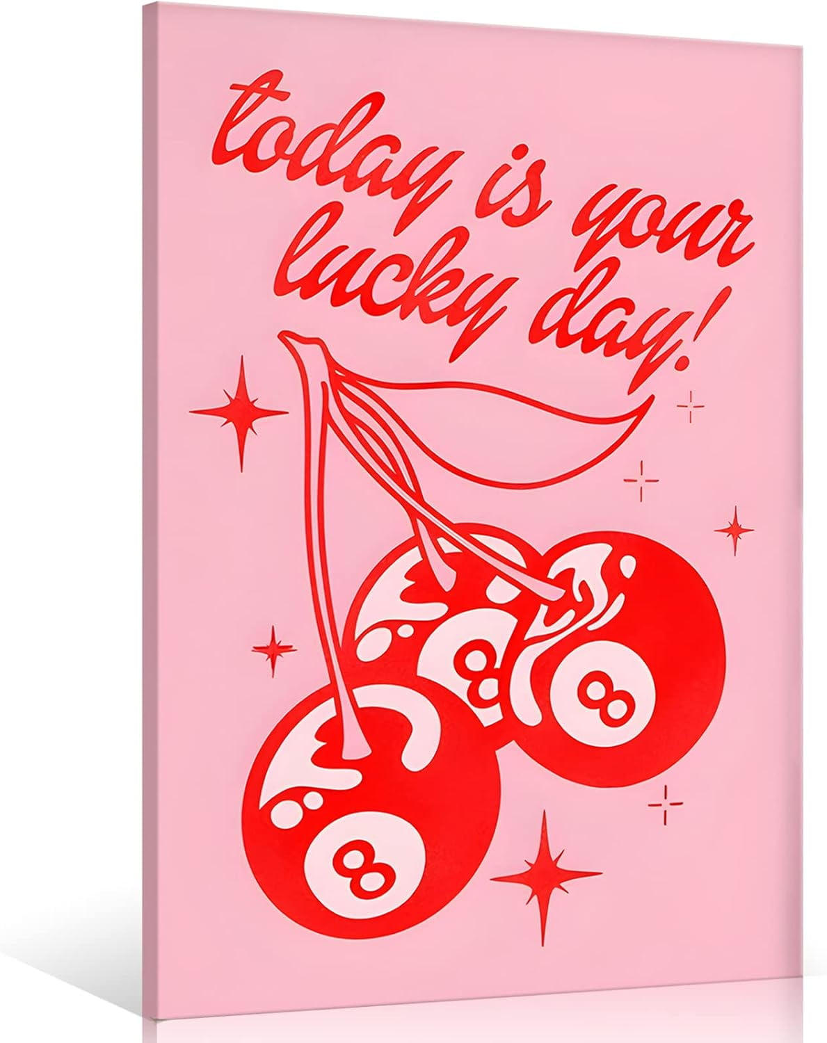 ASPORIC pink-lucky-magic-8-ball-cherry-aesthetic-posters-funny-preppy ...