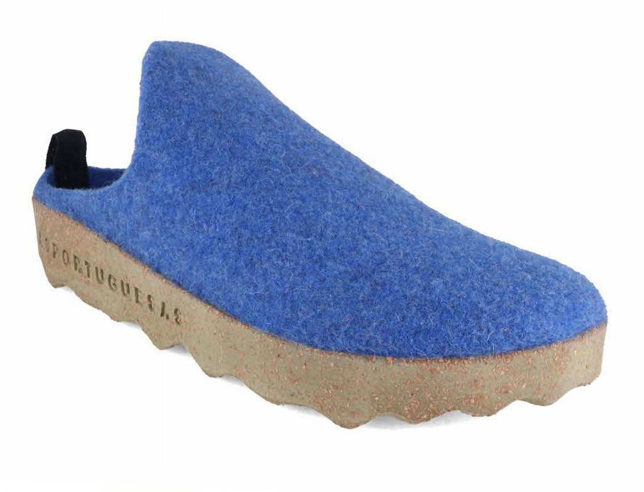 ASPORTUGUESAS Women Felt Shoes 'Come', indigo blue - Walmart.com