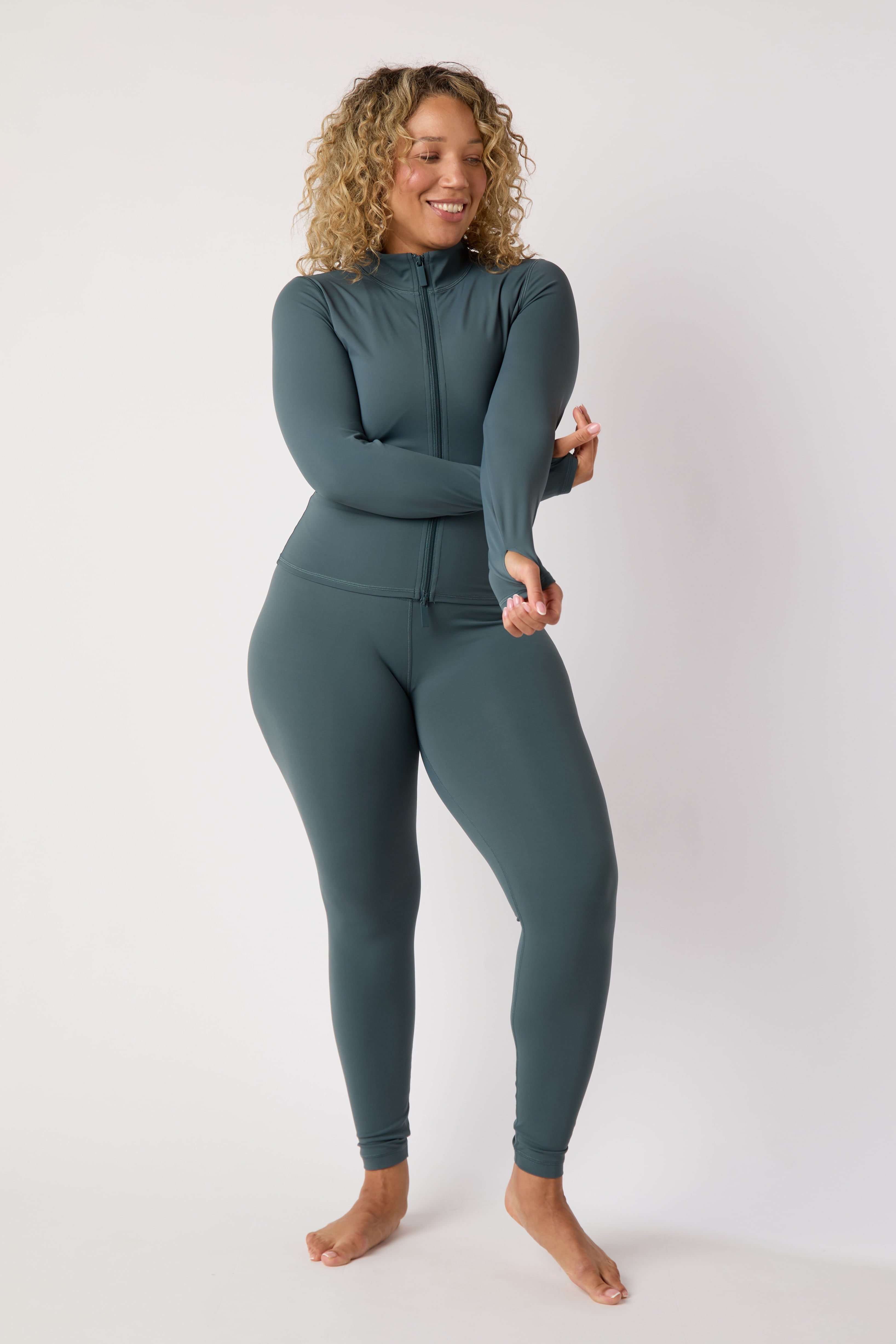 ASQ Zip Thru Jacket - stone - Walmart.com