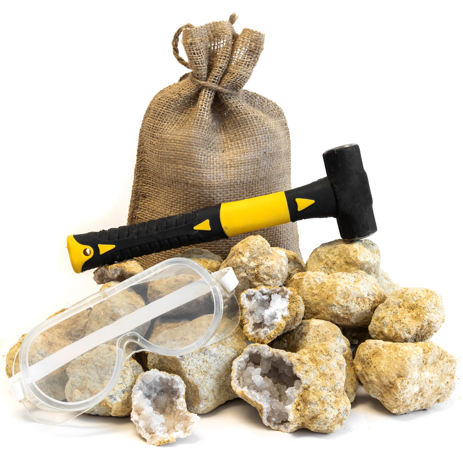 ASR Outdoor 12pc Break Your Own Geodes Kit with Sledge Hammer and ...
