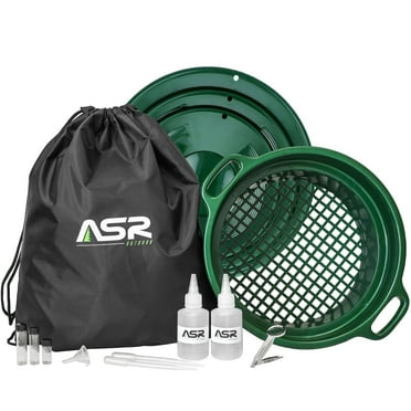 ASR Outdoor Gold Rush Gold Prospecting Kit Classifiers Vials Sifting ...