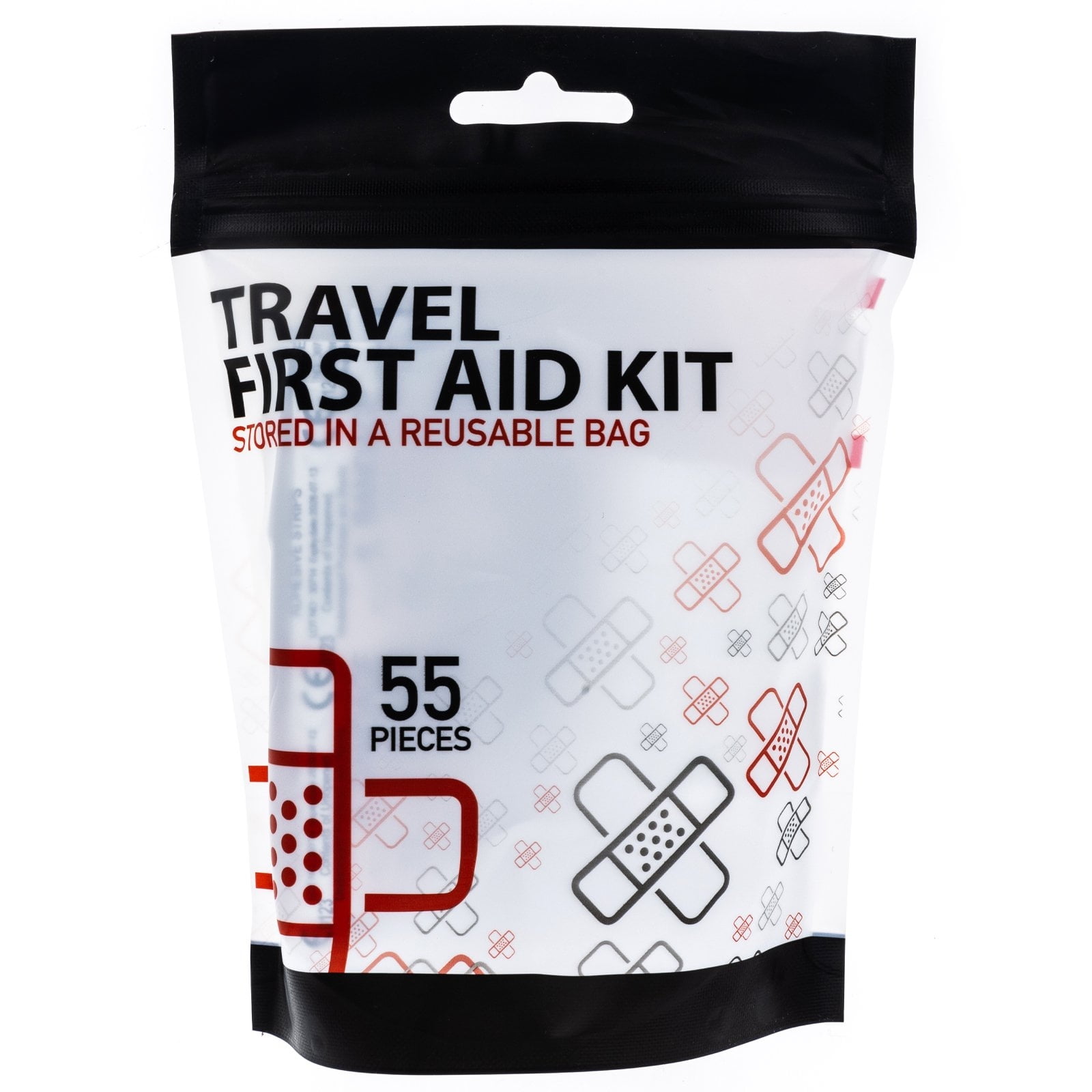 ASR Outdoor 55pc Compact Travel First Aid Kit in Resealable Bag Hiking ...