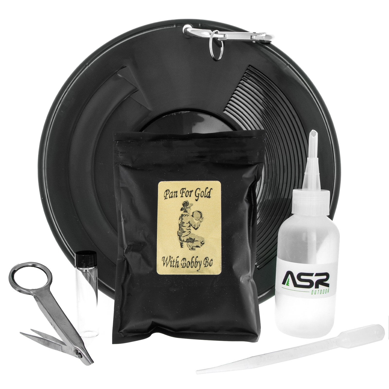 ASR Outdoor 7pc Starter Gold Panning Kit Beginner Prospecting Equipment ...