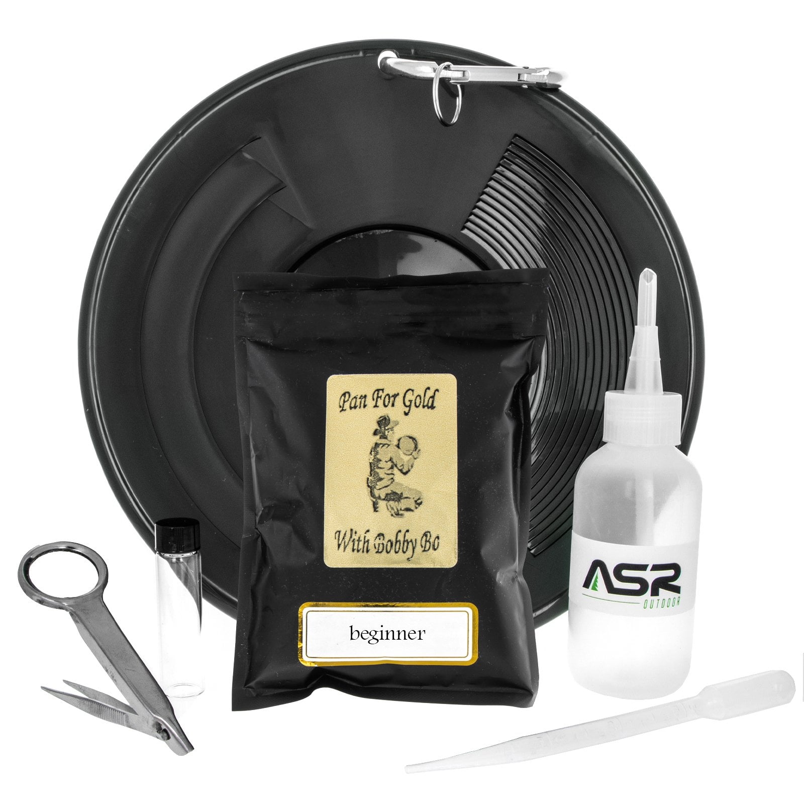 ASR Outdoor 7pc Starter Gold Panning Kit Beginner Prospecting Equipment ...