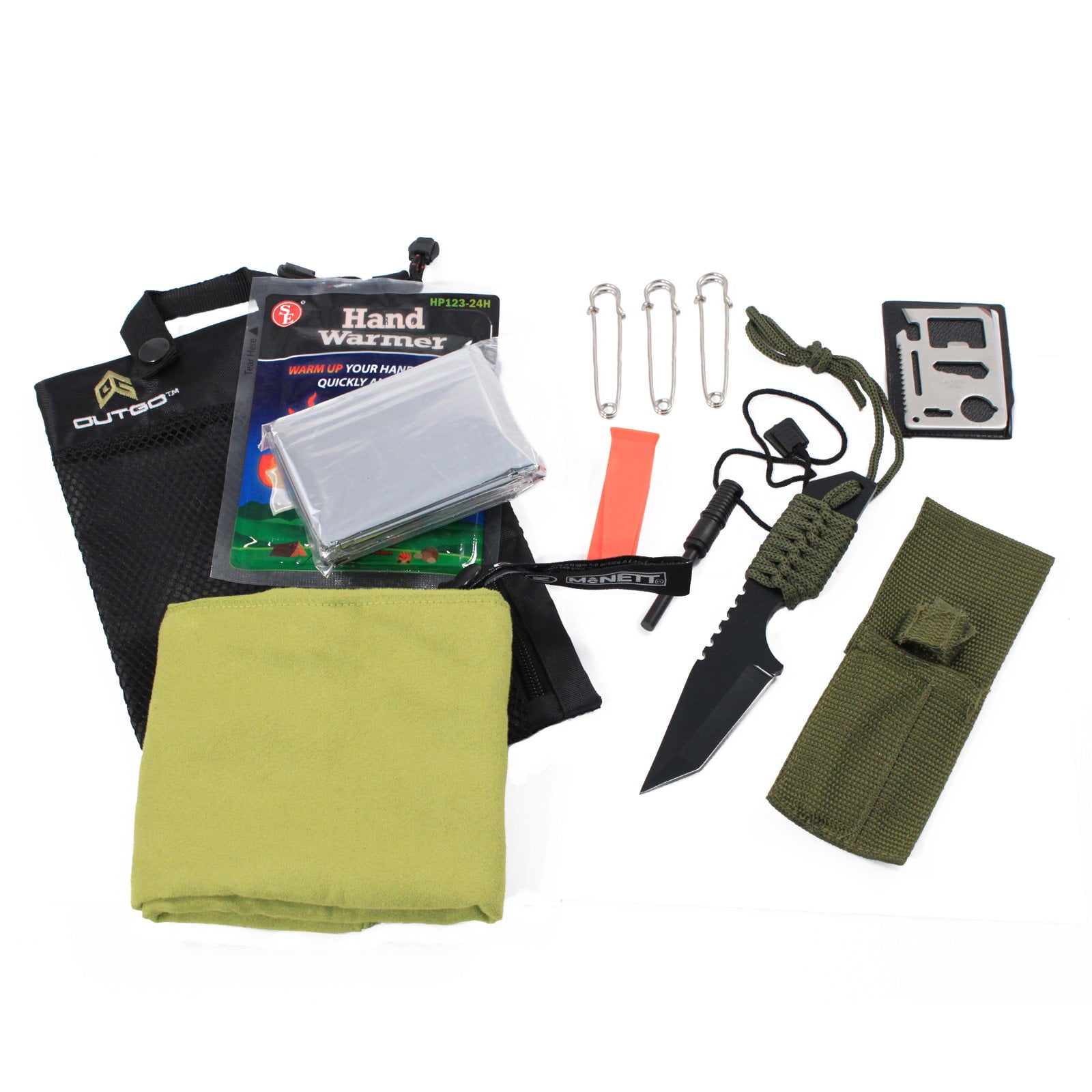 ASR Outdoor Camping Survival Safety and Emergency Preparedness Kit ...