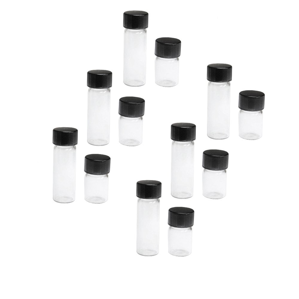ASR Outdoor Gold Flake or Dust Collection Glass Vials (Pack of 12 ...