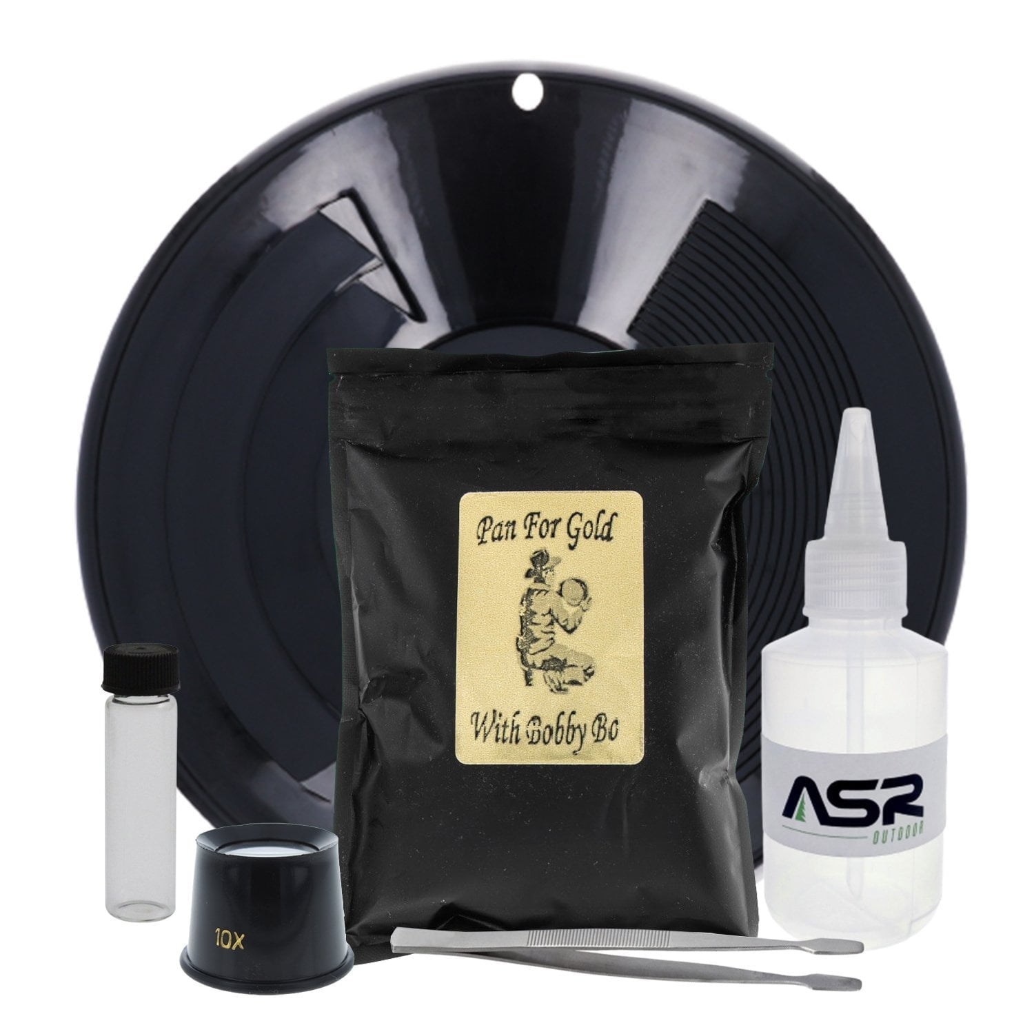 ASR Outdoor Gold Panning Kit with Paydirt Beginner Prospecting ...