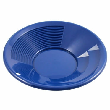 8" GREEN Plastic Gold Pan w/ Shallow & Deep Riffles for Gold ...