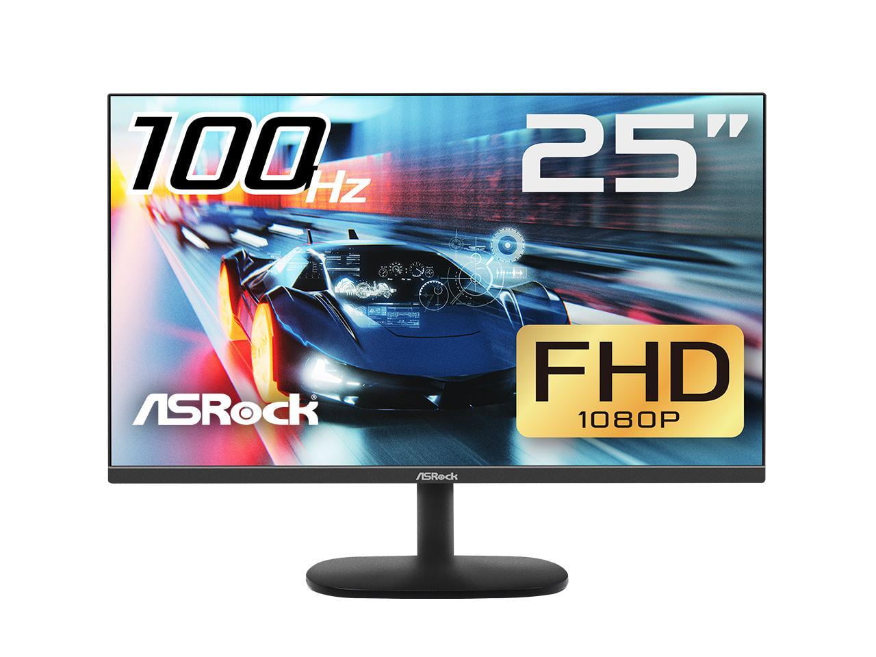 ASRock Gaming 25" (24.5" viewable) 100Hz IPS FULL HD FreeSync 1920 x ...