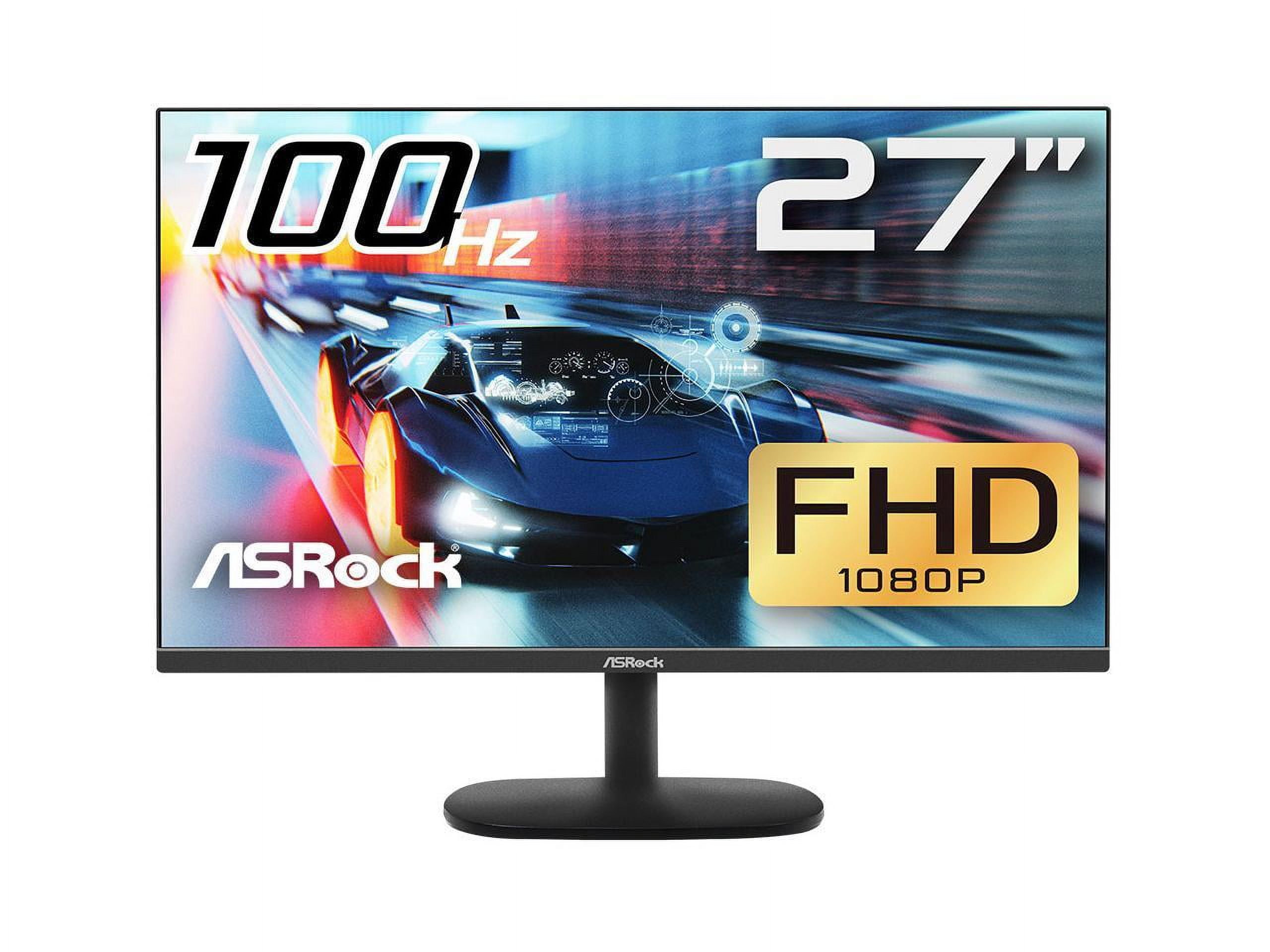 ASRock CL27FF 27" Class Full HD Gaming LED Monitor, 16:9, Black ...