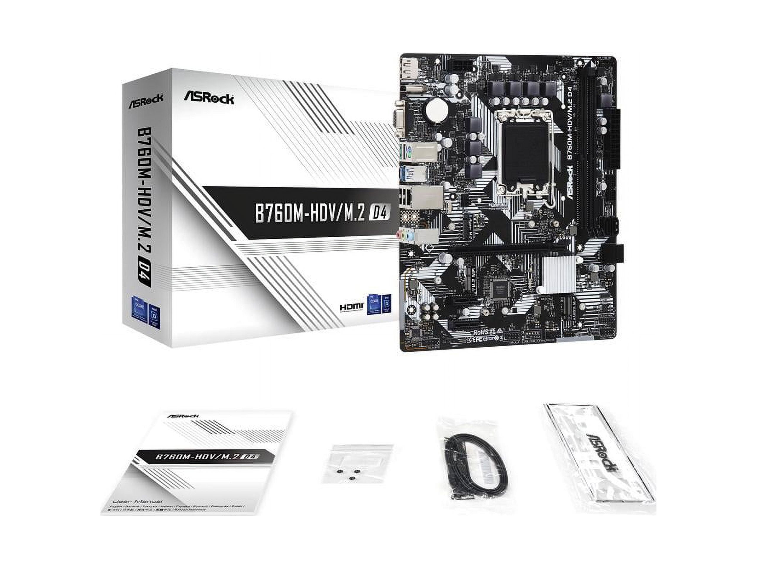 Buy ASRock B760M-HDVM.2 Micro ATX Motherboard at Ubuy Philippines