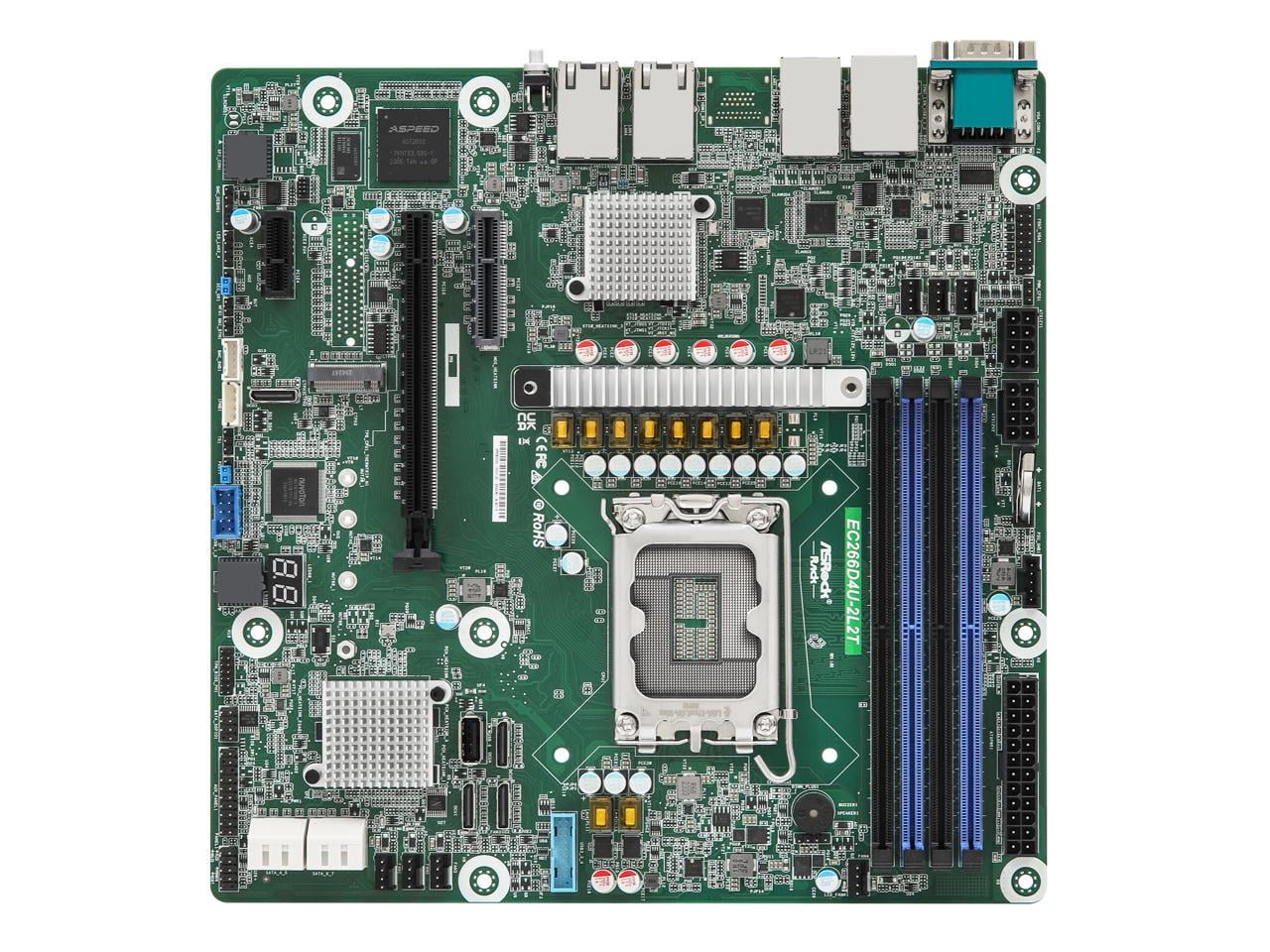 ASRock EC266D4U-2L2T Server Motherboard - Intel C266 Chipset - Socket ...