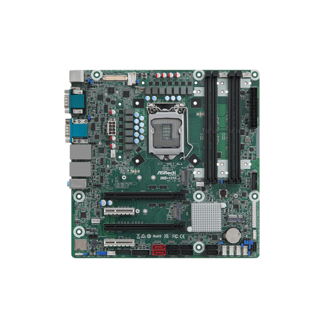 ASRock Industrial IMB-1313 Intel® Q470E Dual LAN TPM 2.0 Intel® SATA RAID 0/1/5/10 Triple ...