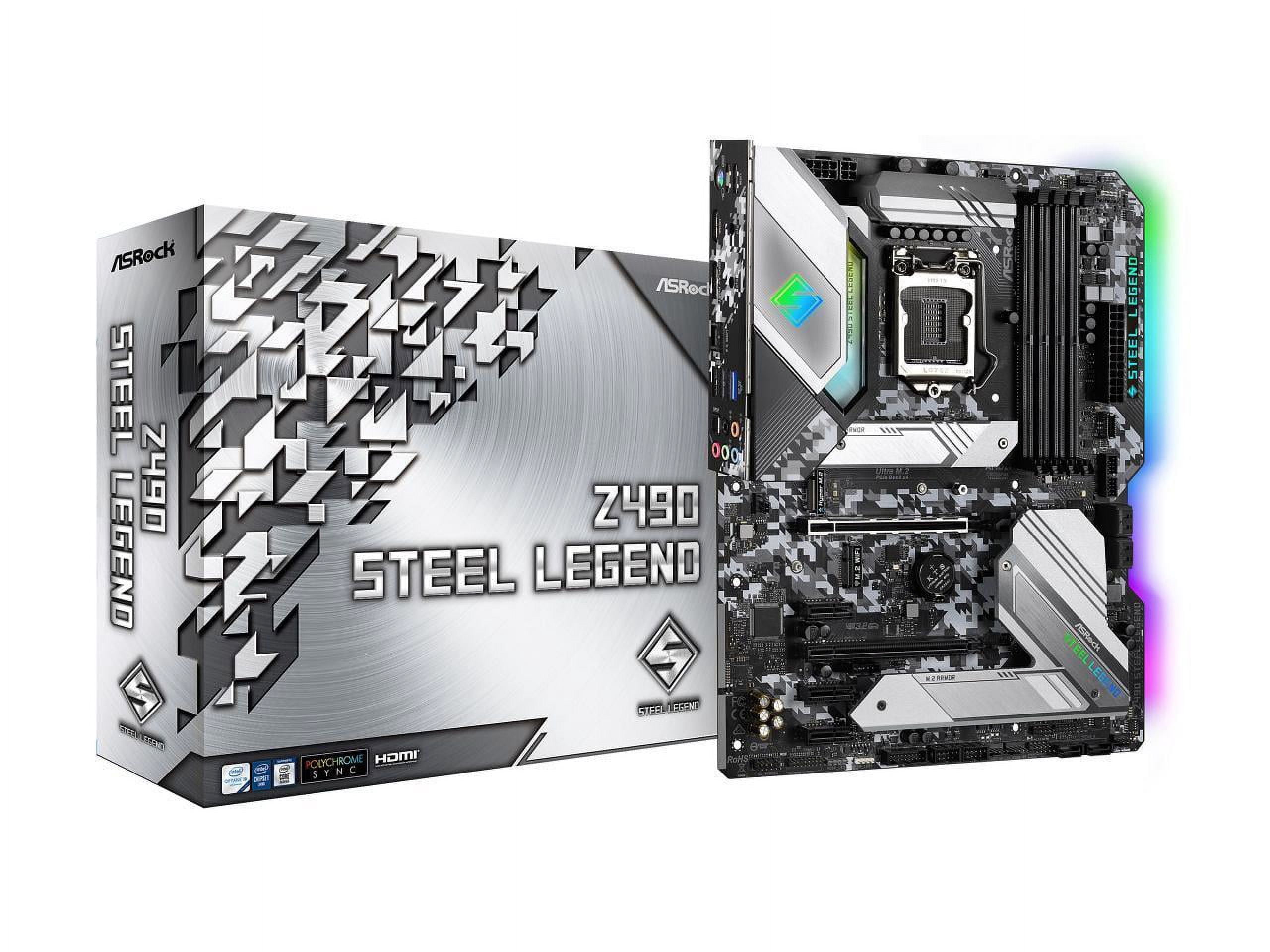 ASRock Intel Compatible with 10th generation CPU (LGA1200) Z490 Chipset ...