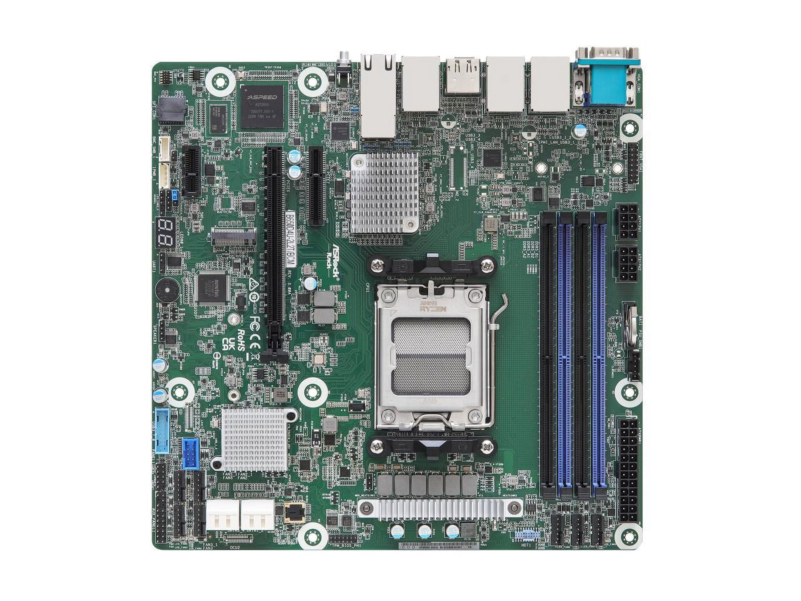 ASRock Rack B650D4U-2L2T/BCM Micro-ATX Server Motherboard Single Socket ...