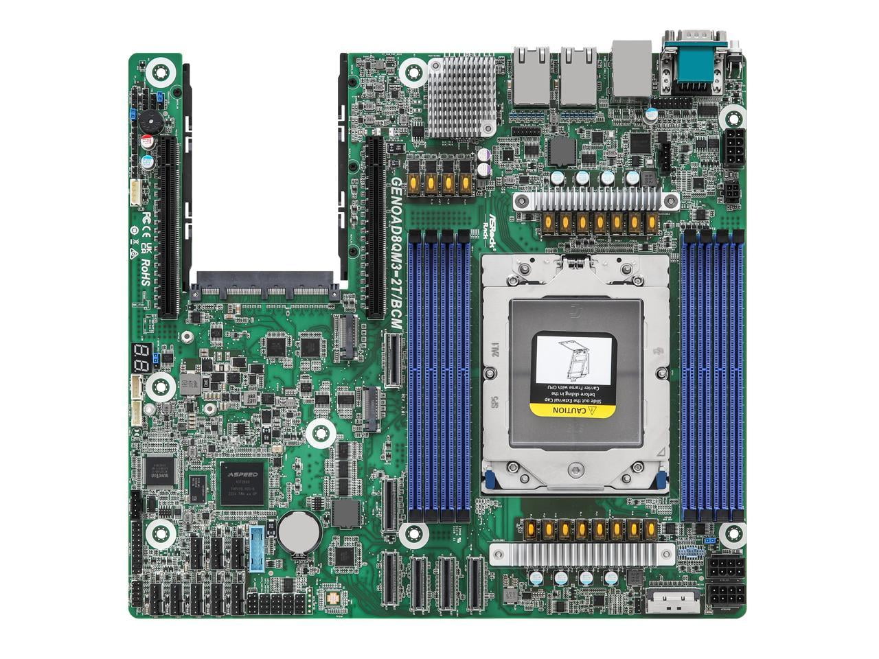 ASRock Rack GENOAD8QM3-2T/BCM CEB Server Motherboard Singel Socket SP5 ...