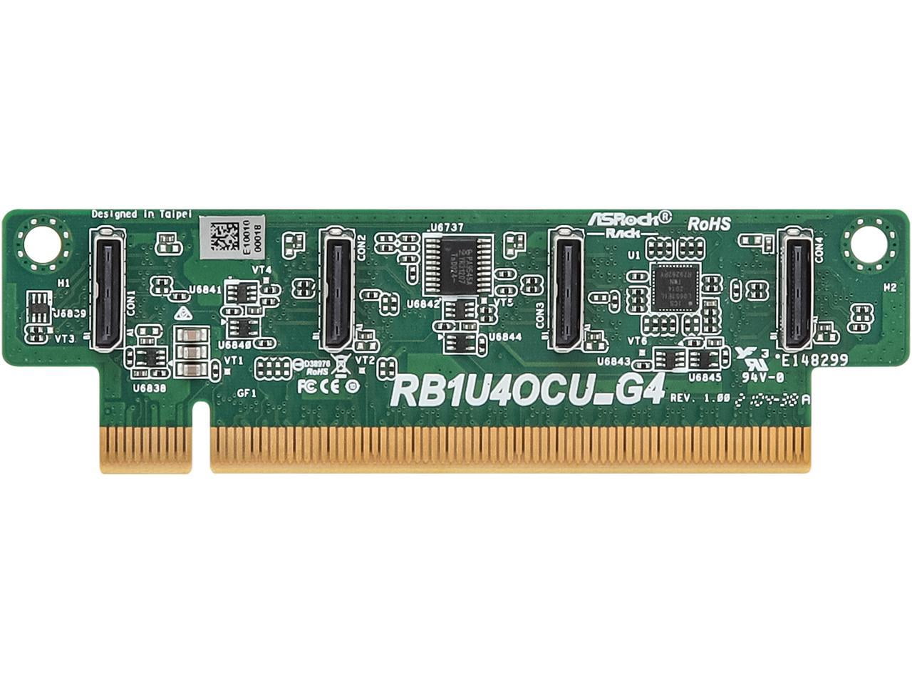 ASRock Rack RB1U4OCU_G4 Server Riser Card - Walmart Business Supplies