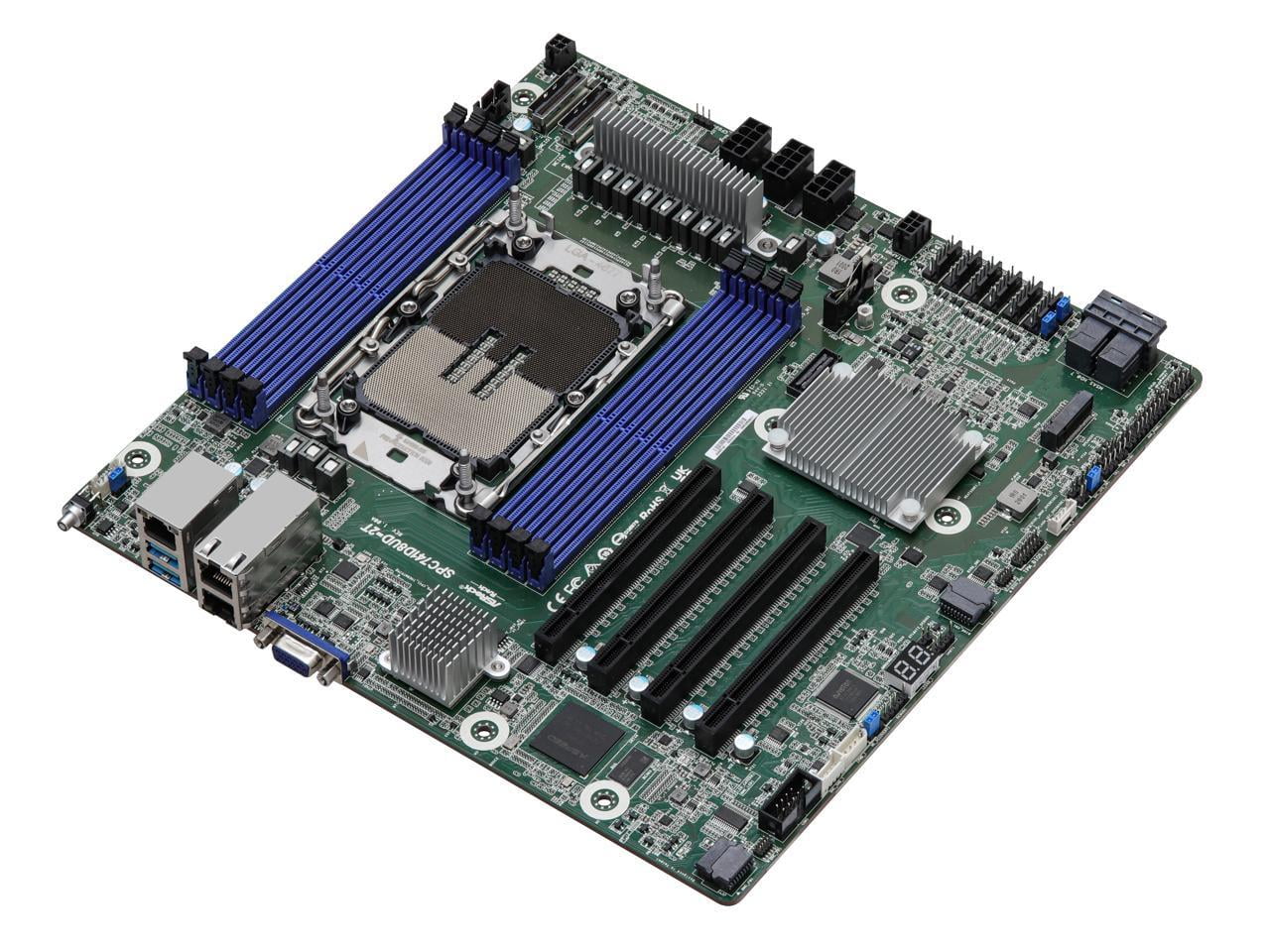 ASRock Rack SPC741D8UD-2T/X550 Deep Micro-ATX Server Motherboard Single ...