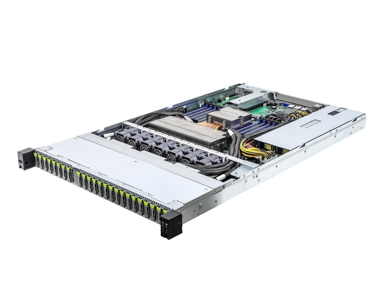 ASRock Rack Server Barebone 1U24E1S-GENOA/2L2T 24 Hot-swap E1.S Single ...