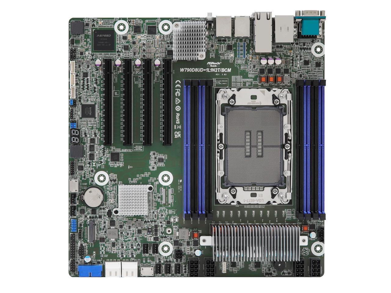 ASRock Rack Server Motherboard W790D8UD-1L1N2T/BCM Deep Micro 2x 1GLan ...