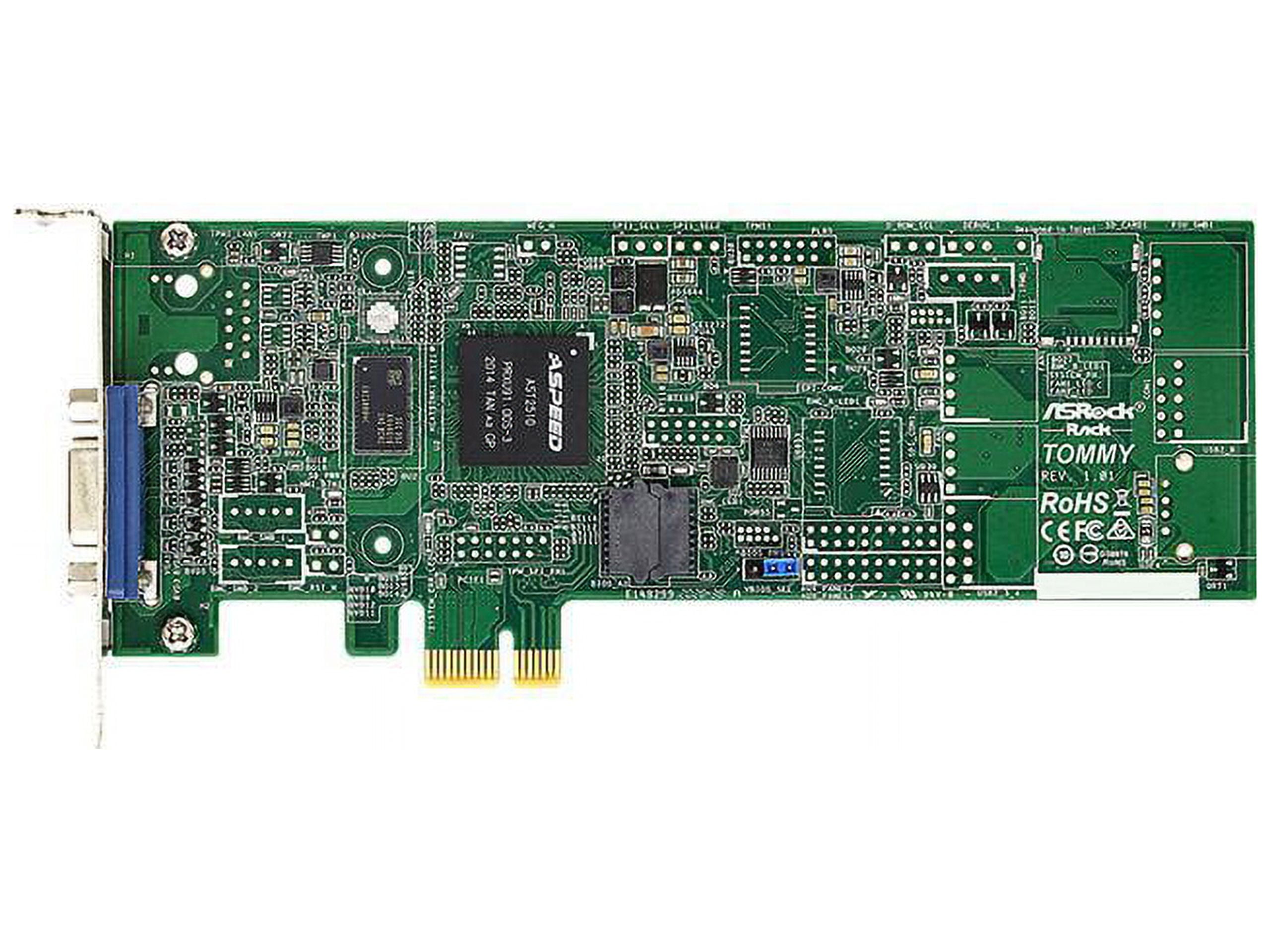 ASRock Rack TOMMY Low-profile PCIe VGA Card - Walmart.com