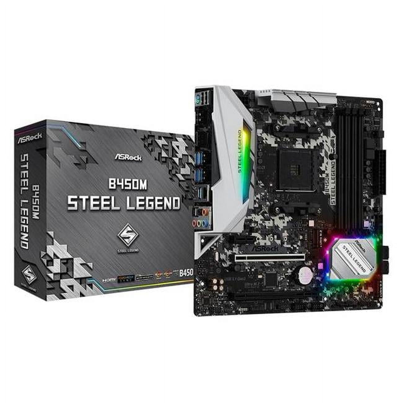ASRock Socket AM4 AMD Promontory B450 & DDR4 Micro ATX Motherboard ...