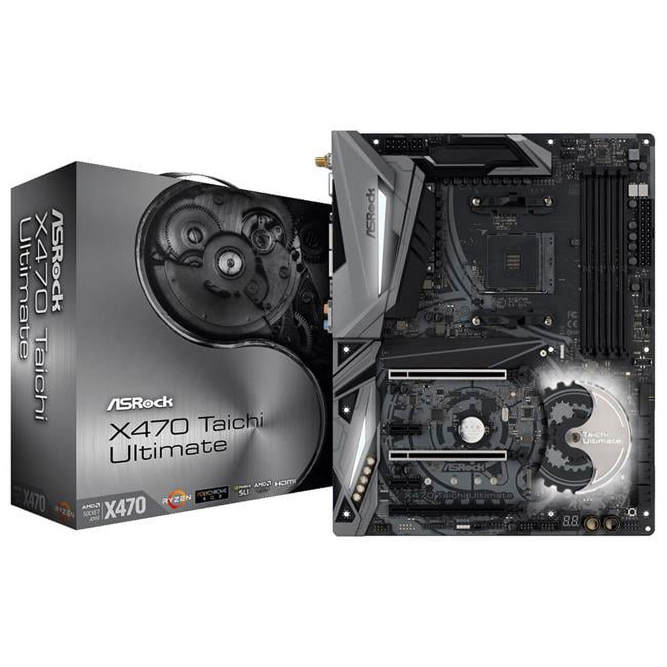 ASRock X470 TAICHI ULTIMATE AM4 Ryzen X470 DDR4 PCIE SATA ATX ...