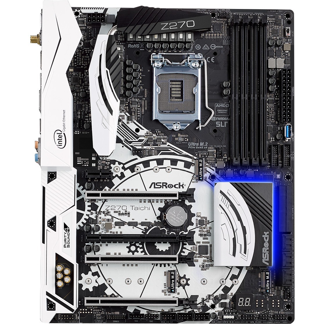 ASRock Z270 Taichi Desktop Motherboard, Intel Chipset, Socket H4 LGA ...