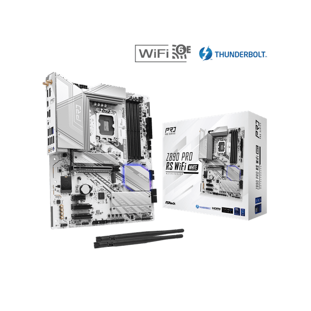 ASRock Z890 Pro RS LGA 1851 Intel Z890 SATA 6Gb/s ATX Motherboard ...