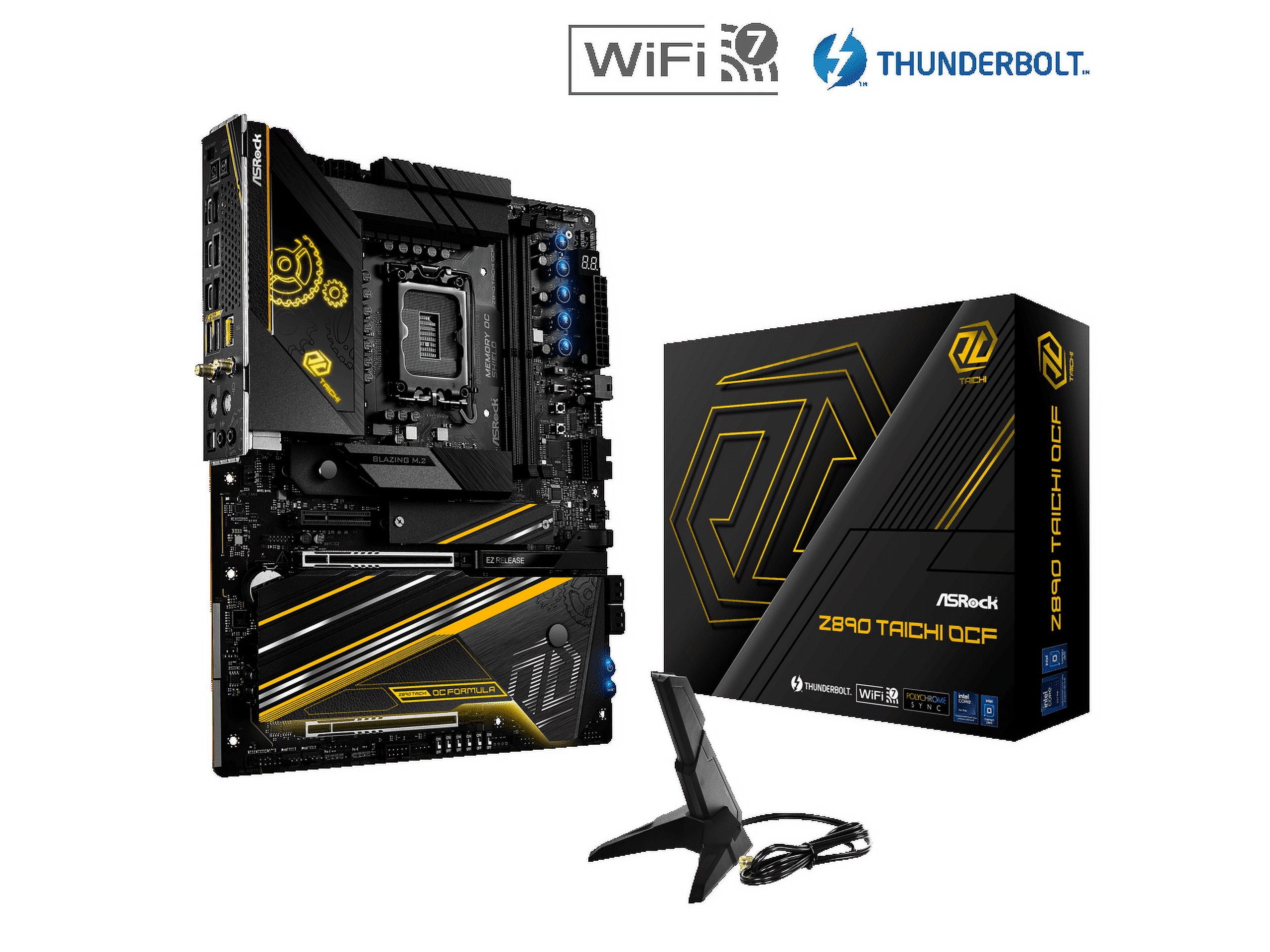 ASRock Z890 Taichi OCF LGA 1851 Intel Z890 SATA 6Gb/s ATX Motherboard ...