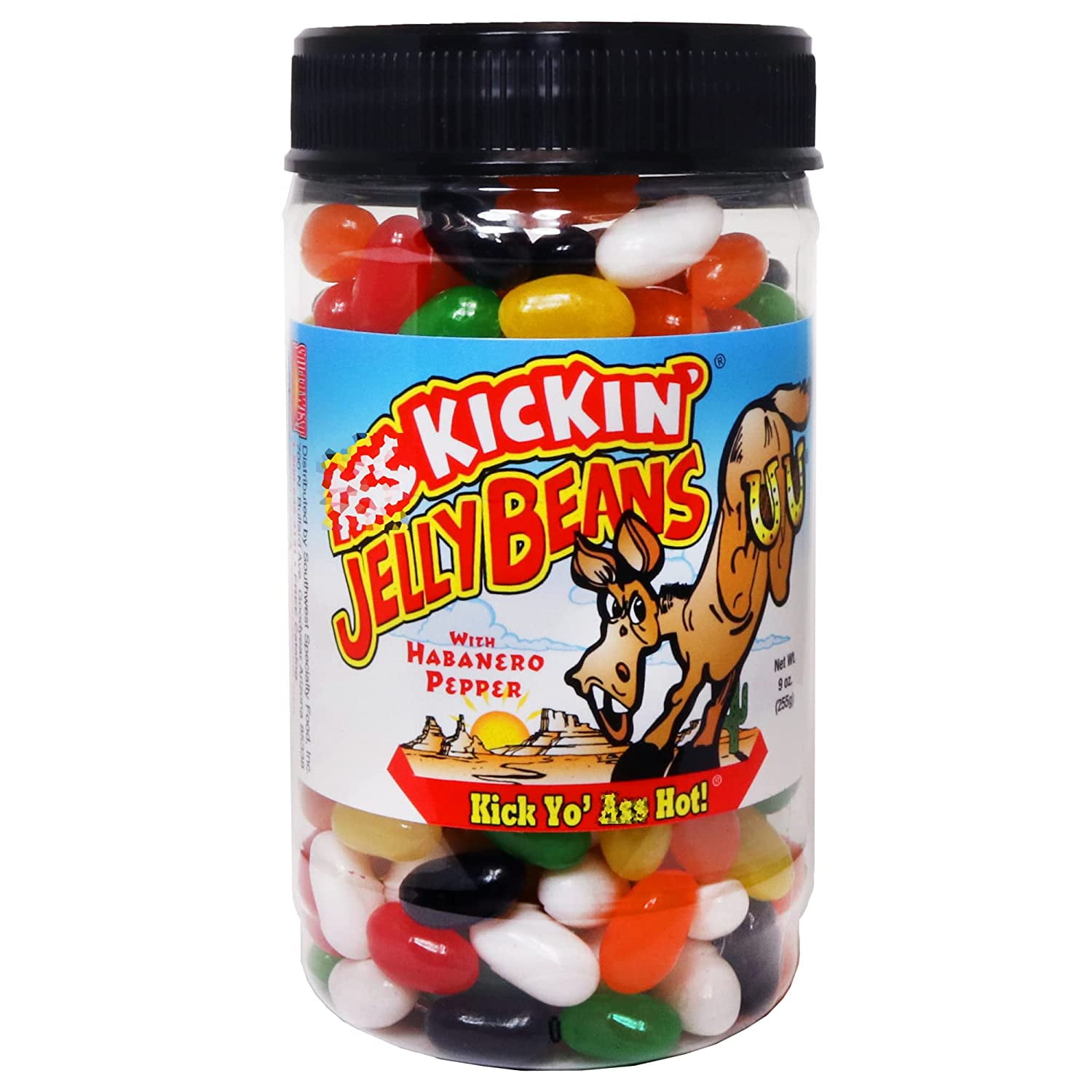 ASS KICKIN’ Spicy Red Habanero Jellybeans - 9 Oz Resealable Jar ...