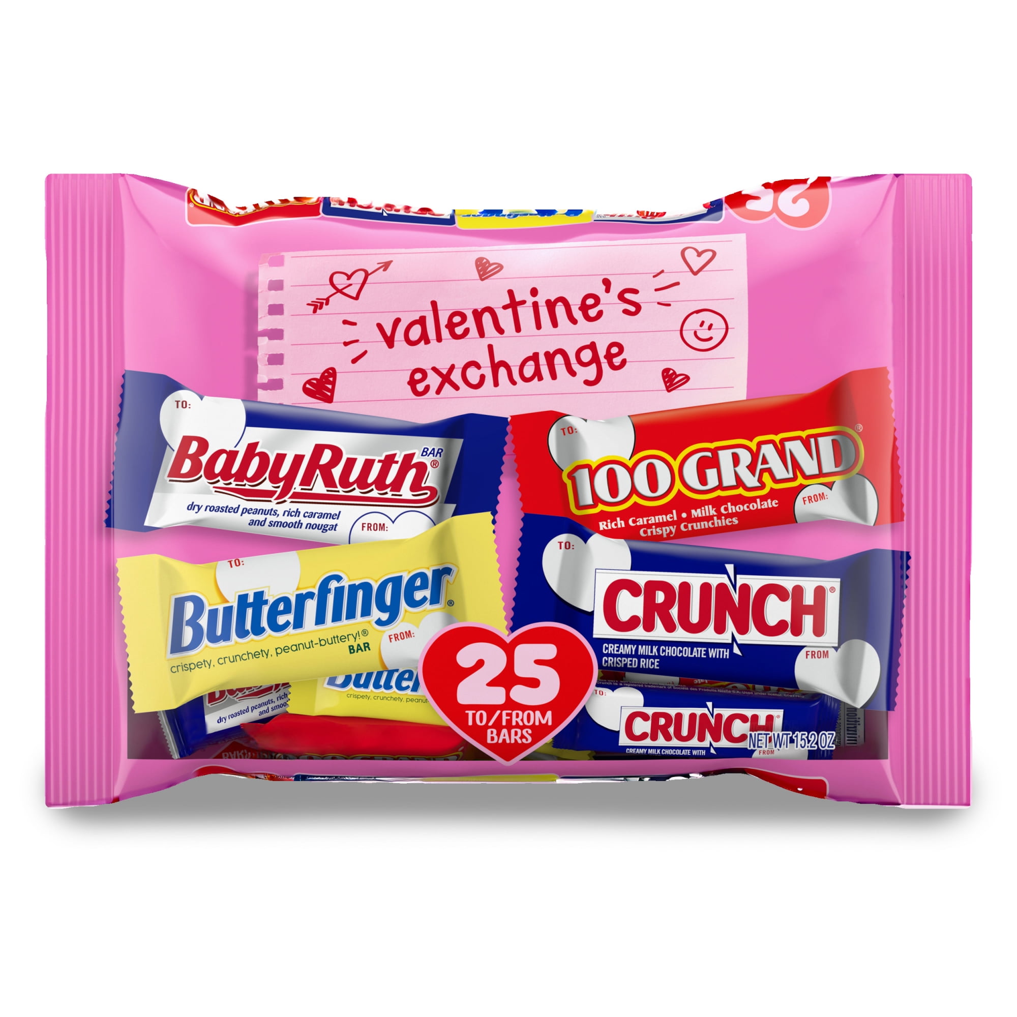 Assorted Butterfinger, Crunch, Baby Ruth and 100 Grand, Fun Size ...