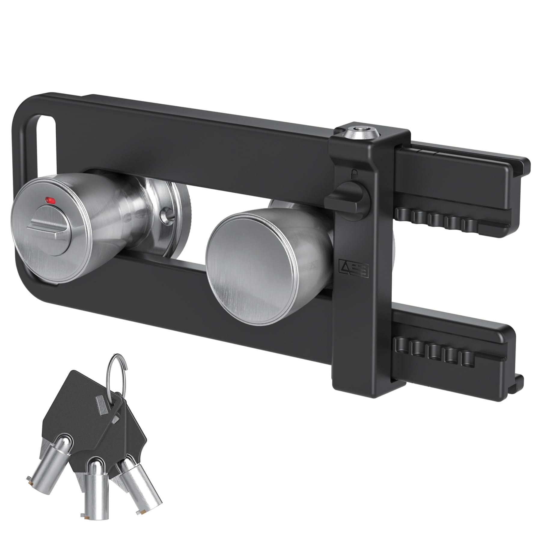 AST Double Door Security Lock, French Door Lockout Device with Keys ...