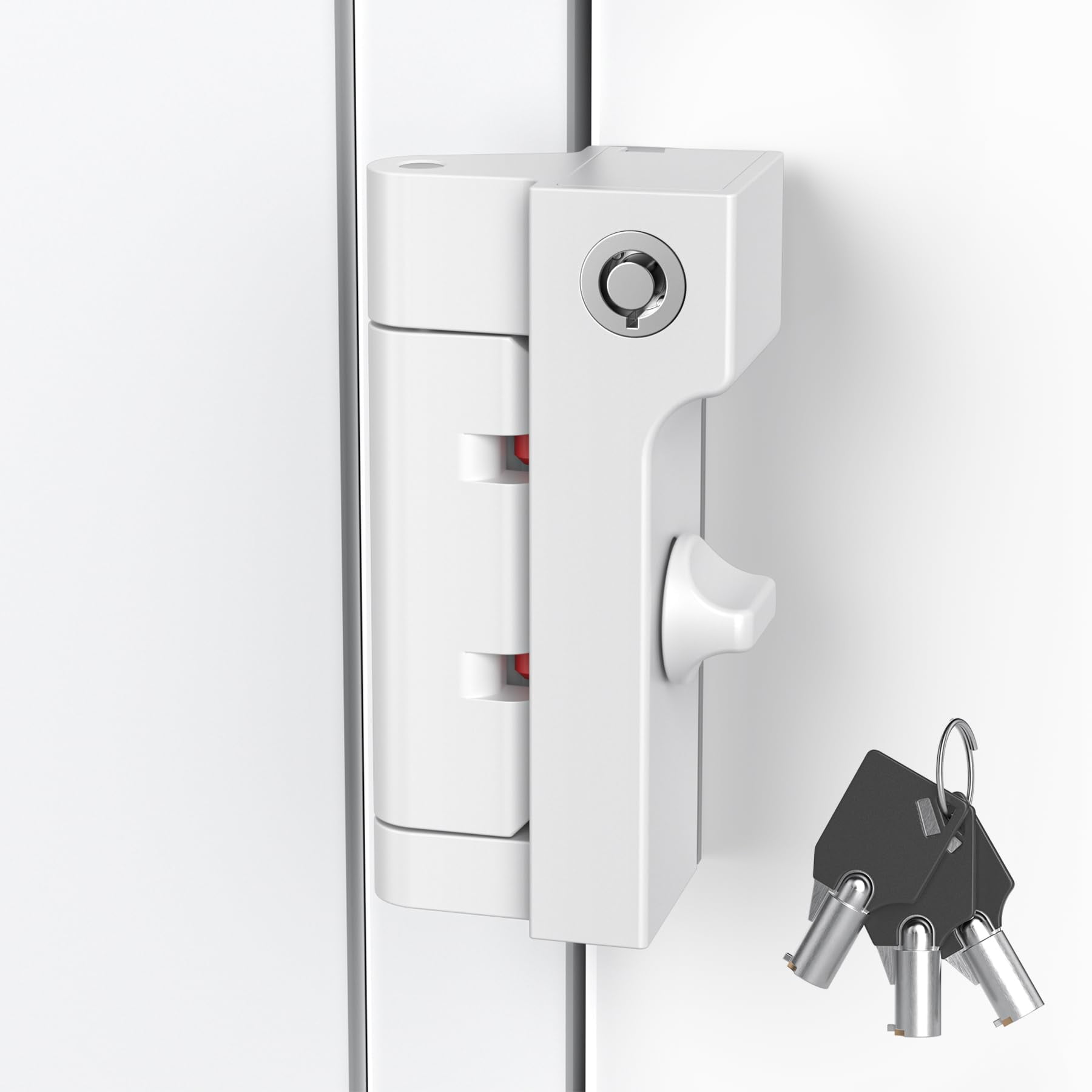 AST Home Security Door Reinforcement Lock, 2 Pack, Alike, Indoor Use ...