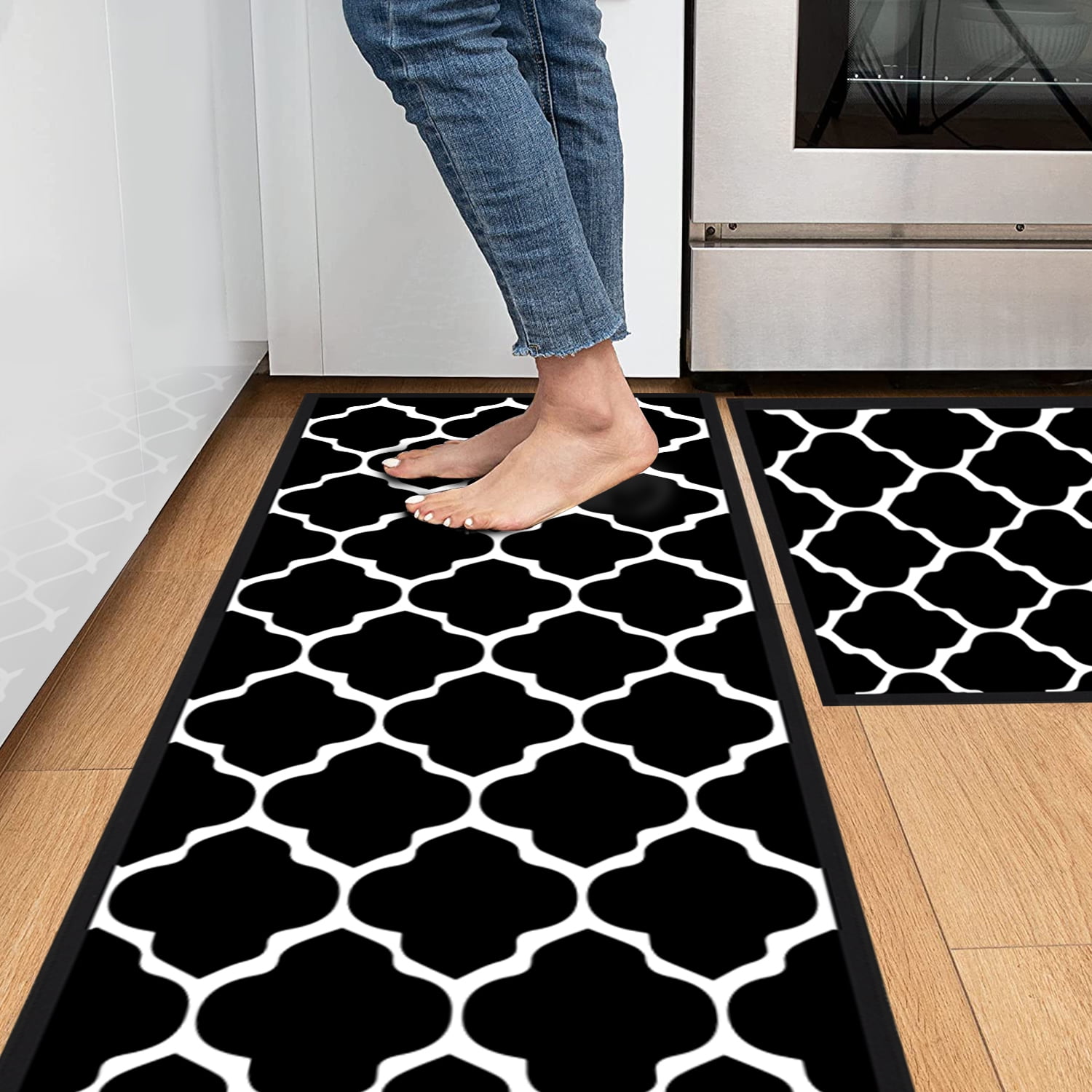 ASTARIN Comfort Kitchen Runner Rug Set, Anti-Fatigue, Non-Slip ...