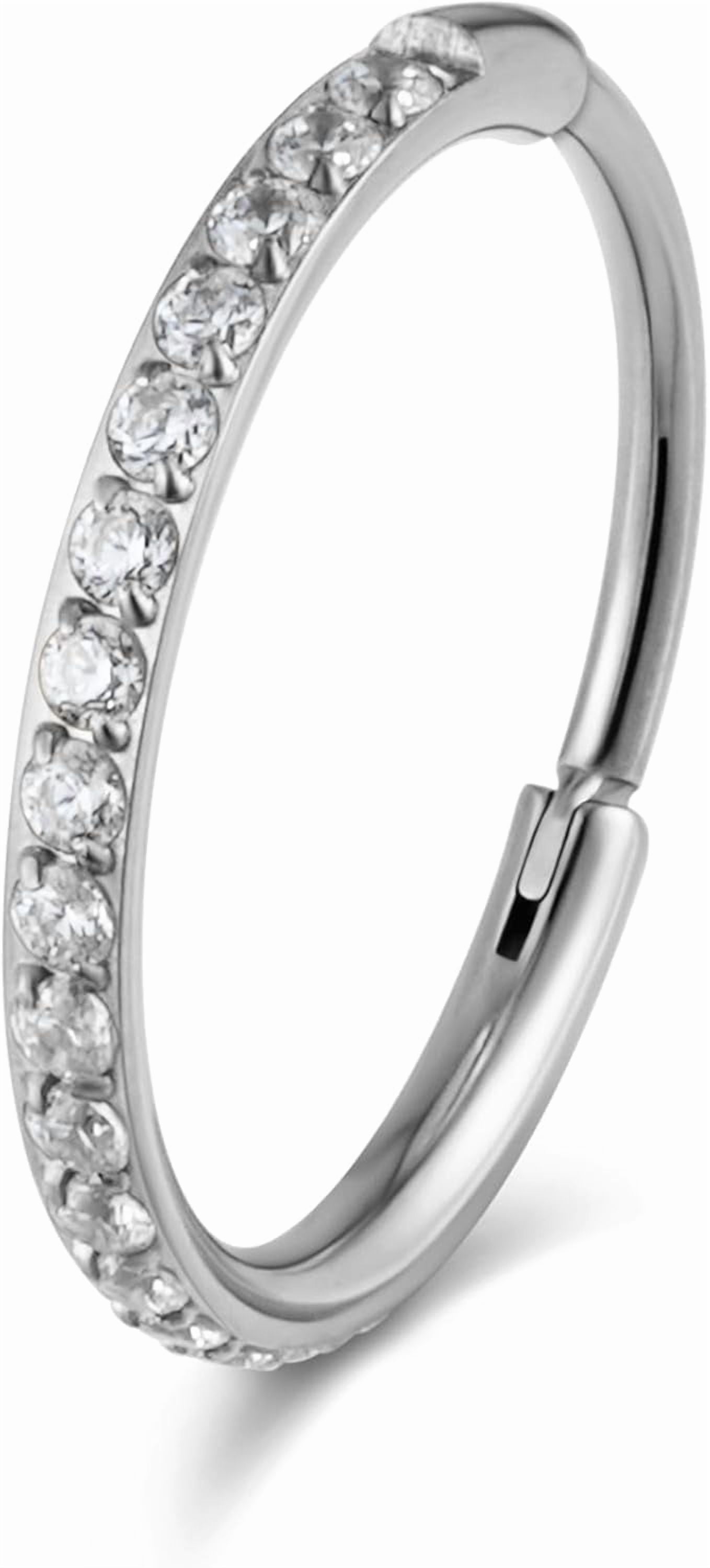 ASTM F136 Titanium 20g Piercing Jewelry Hoop 6mm 8mm 10mm 12mm for ...