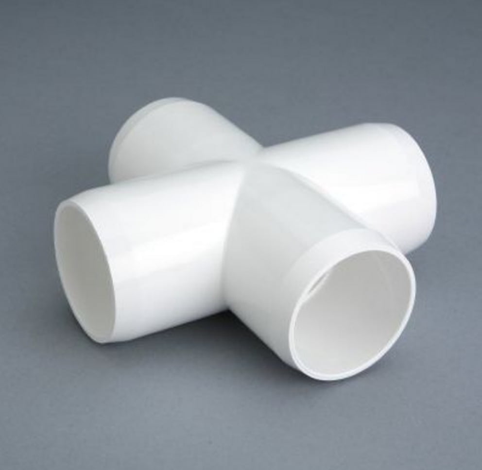 ASTM SCH40 furniture grade UPVC cross plane four-way pipe fitting four ...
