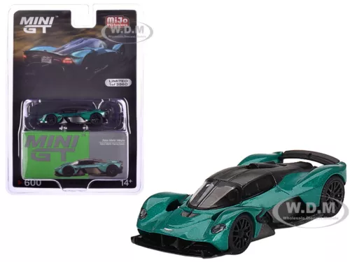 ASTON MARTIN VALKYRIE RACING GREEN 1/64 DIECAST MODEL CAR BY MINI GT ...